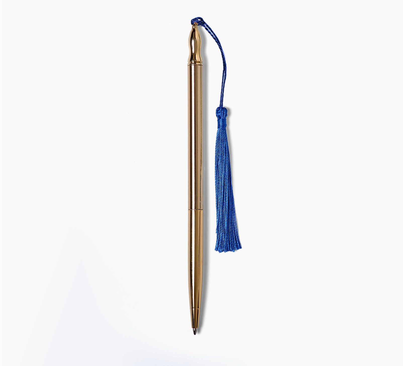 24k Gold Plated Ballpoint Pen - Blue Tassel – Zaytuna College Bookstore