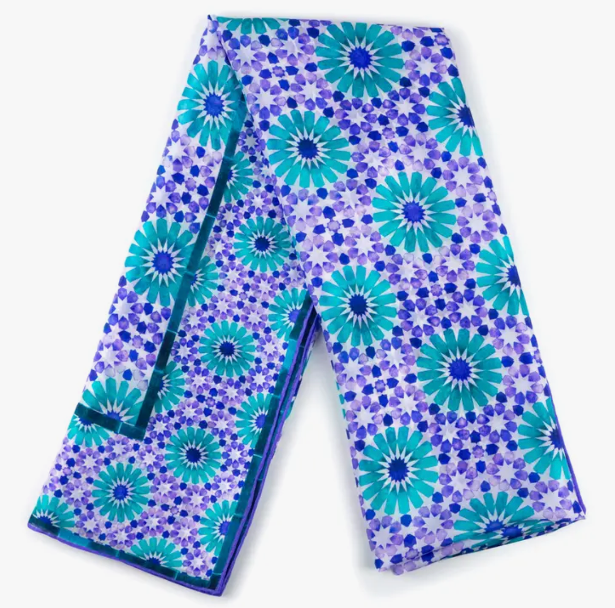Silk Purple Star Print – Zaytuna College Bookstore