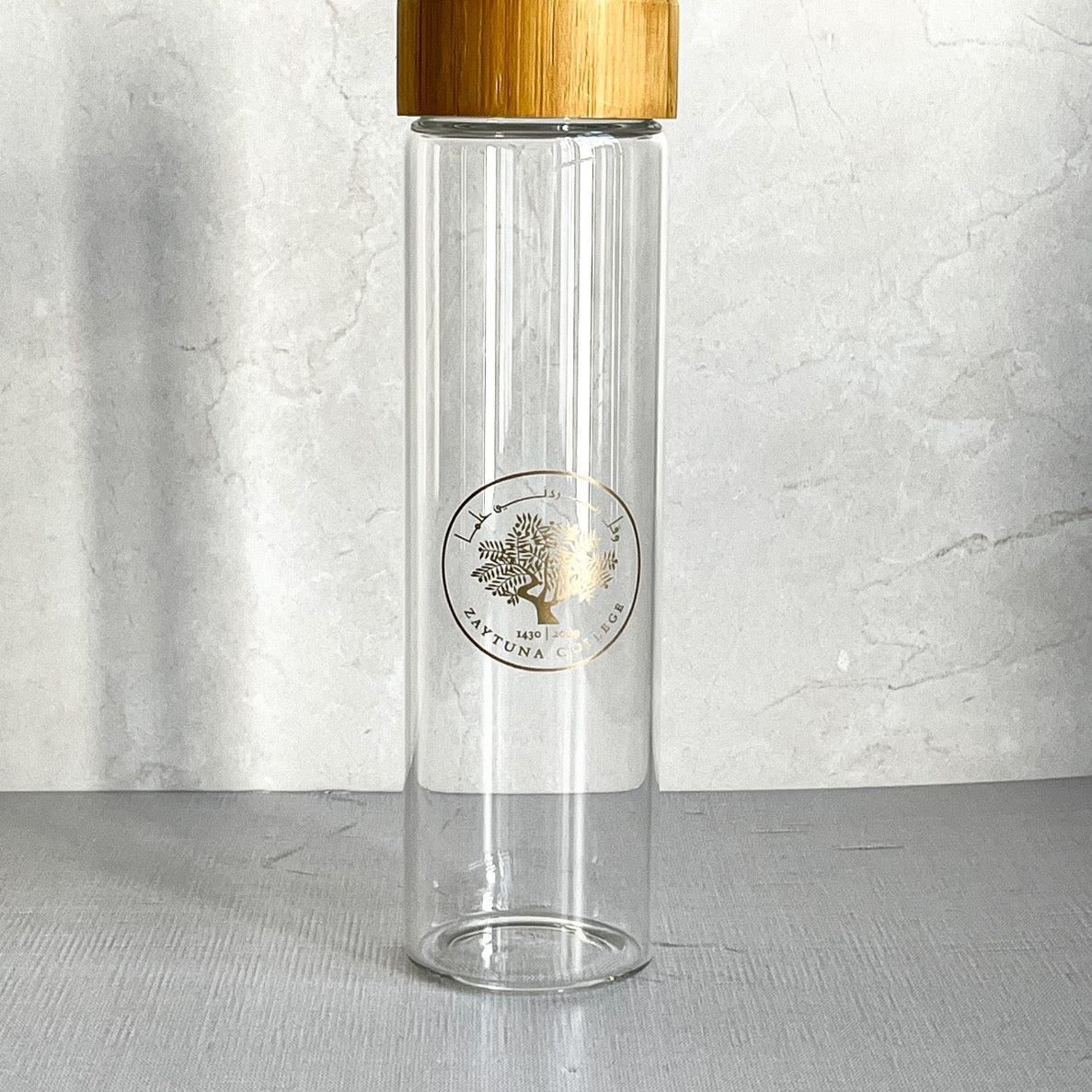 Zaytuna Seal Glass Water Bottle – Zaytuna College Bookstore