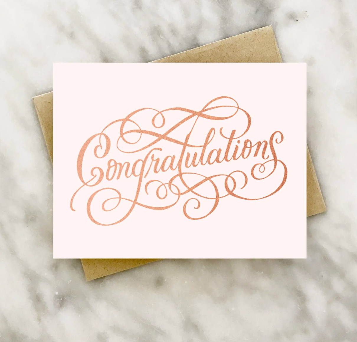 Congratulations Card - blush – Zaytuna College Bookstore