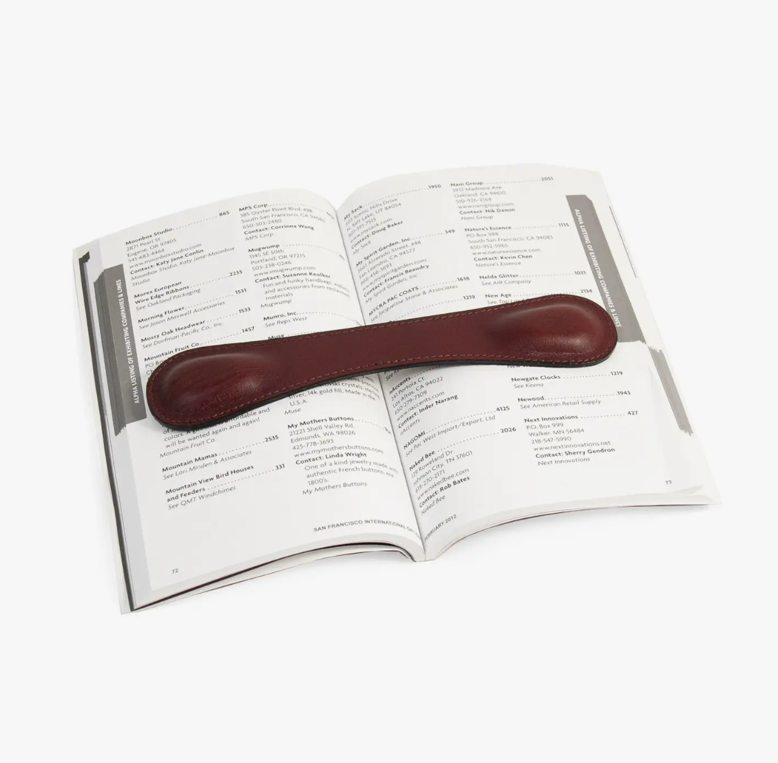 Leather Book Weight – Zaytuna College Bookstore